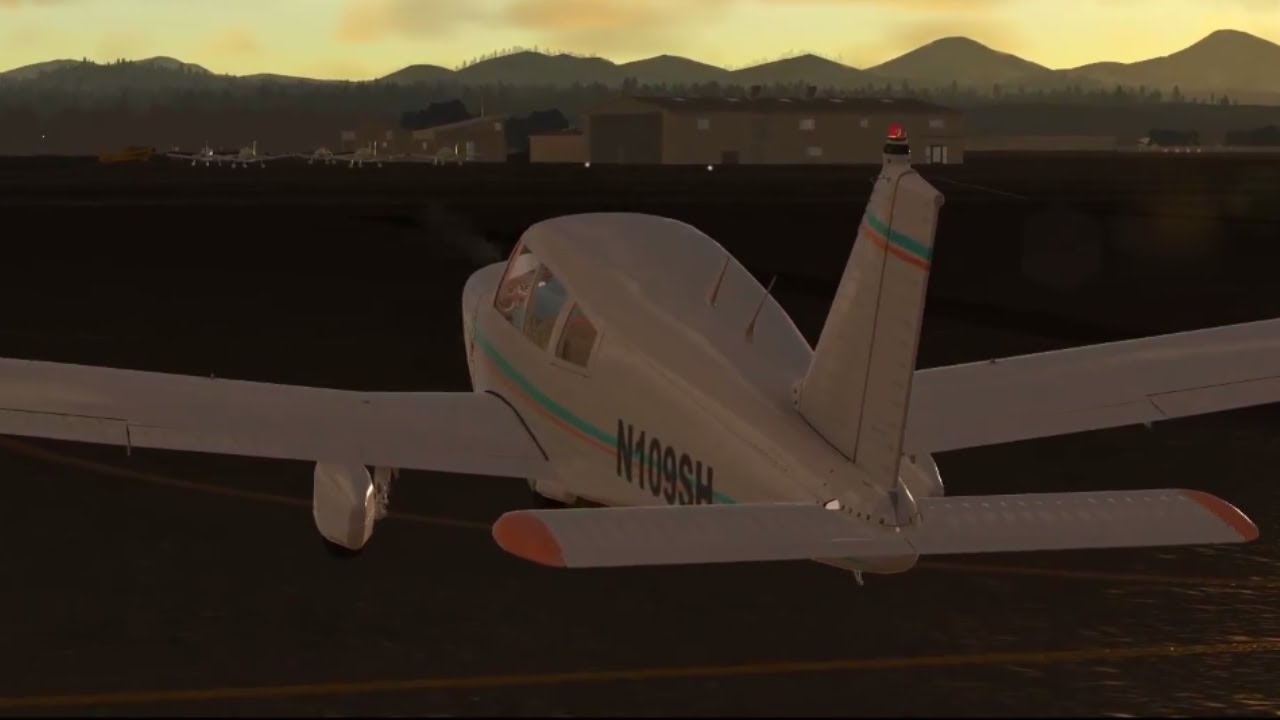 Flight Sim World: Private Pilot License: Lesson 8 - Night Flying - YouTube