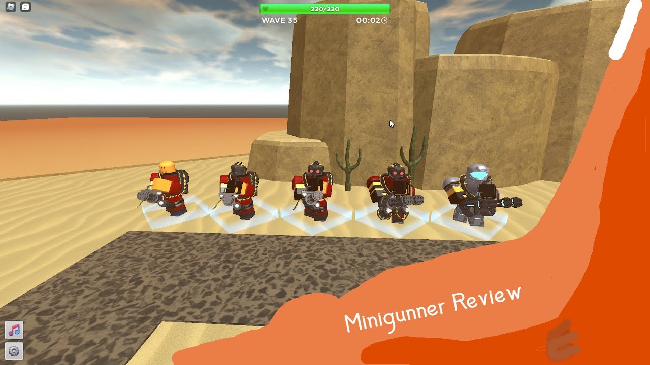 Minigunner Review ( Tower Defense Simulator) - YouTube