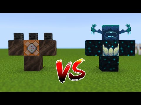 Wither vs Warden in Minecraft |Mob Battle| Minecraft Mob Fight - YouTube