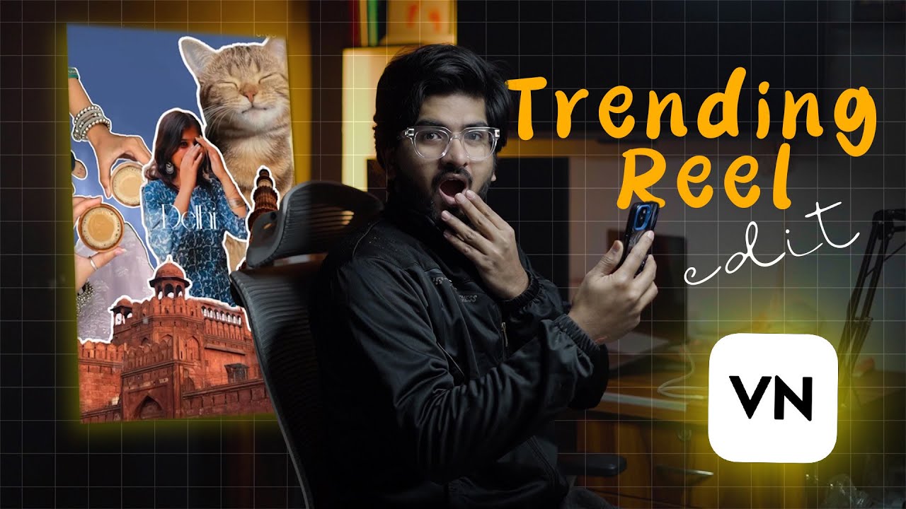 Edit trending reel in mobile (Simple Tutorial) - YouTube