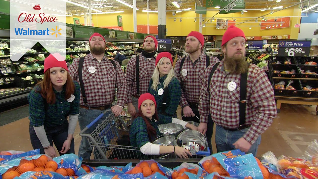 Old Spice Celebrates National Flannel Day - YouTube