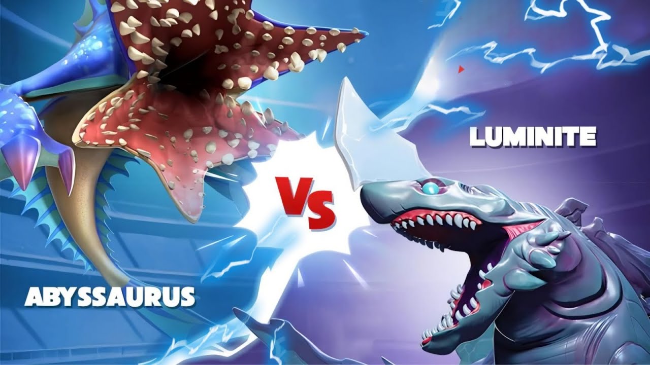 LUMINITE VS ABYSSHARK Unlocked, gameplay, and trailer! - Hungry Shark ...