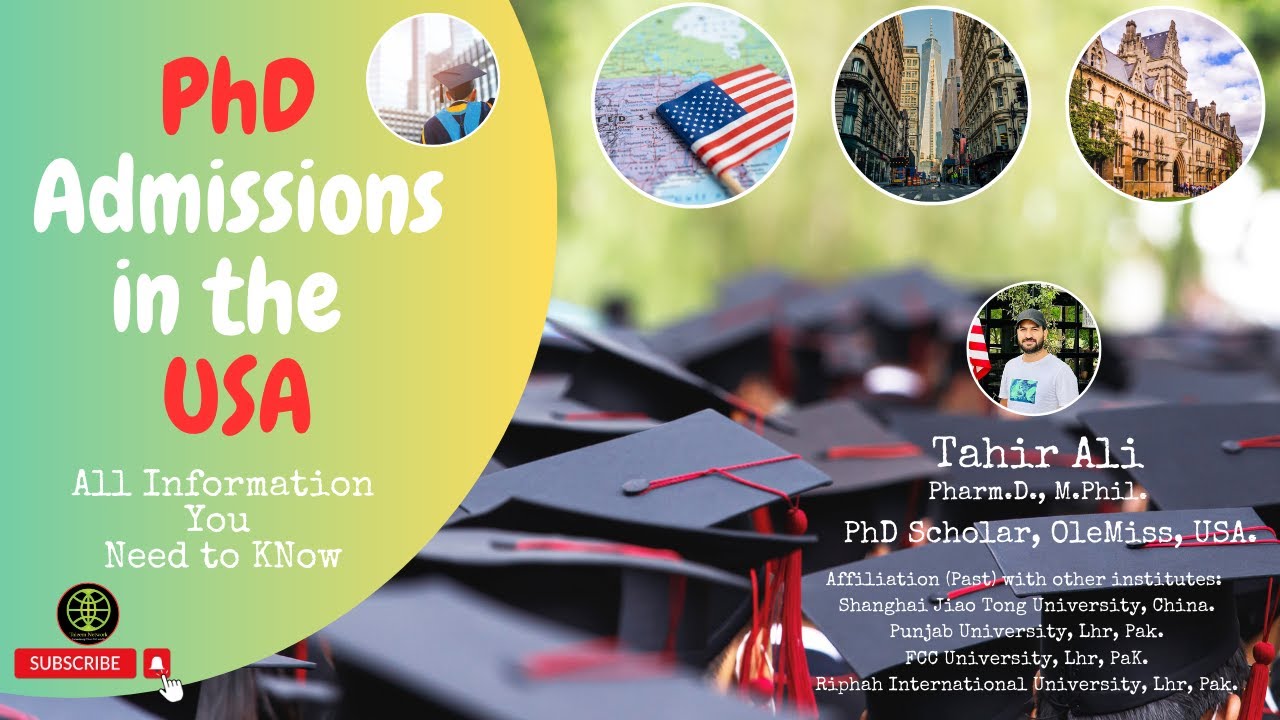 How to Apply for PhD in USA | PhD Admissions in Any Field | English ...