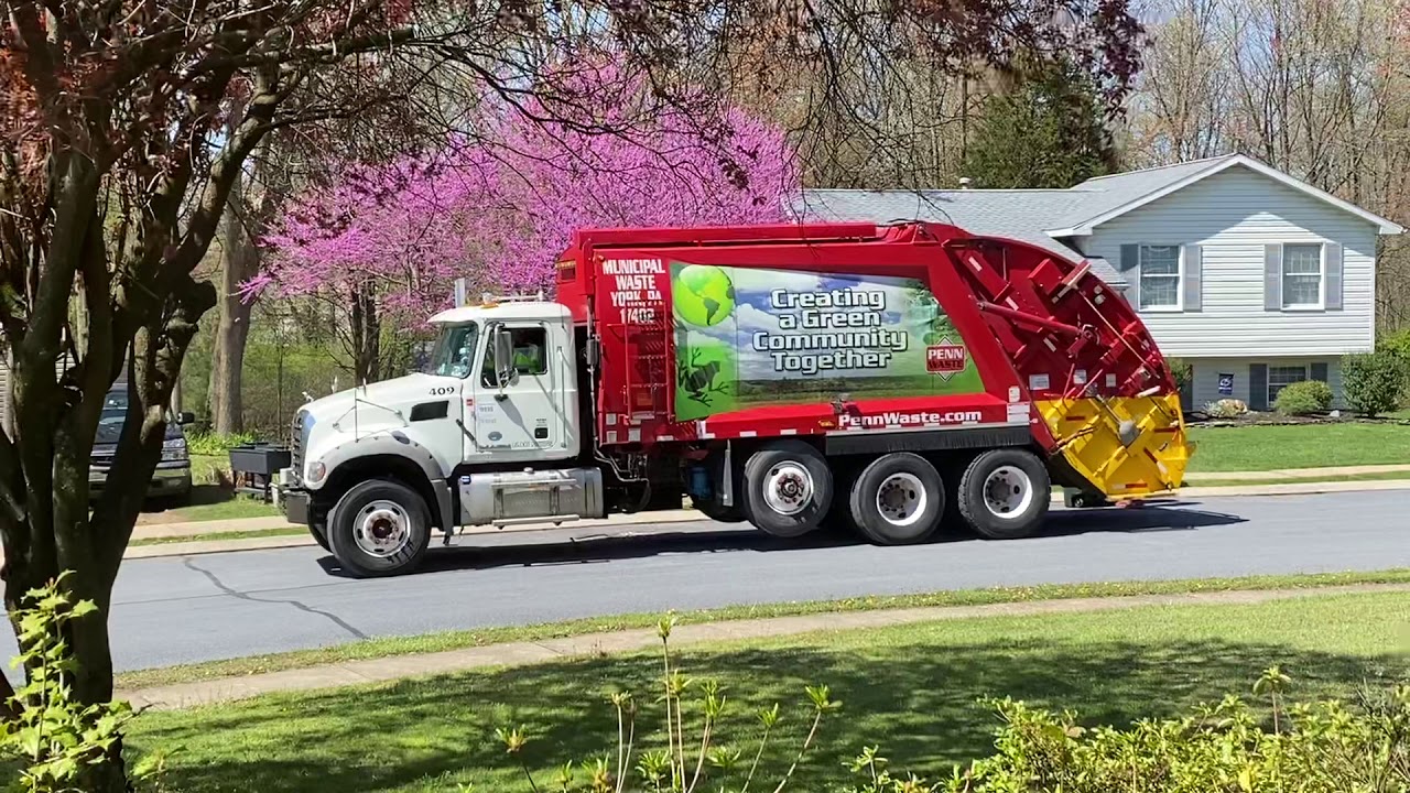 Penn Waste Garbage Truck - 4/22/20 - YouTube