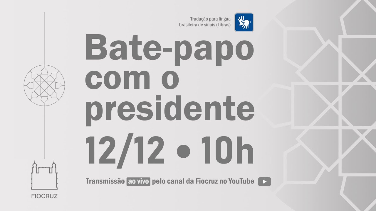 Bate-papo com o presidente da Fiocruz Mario Moreira - YouTube