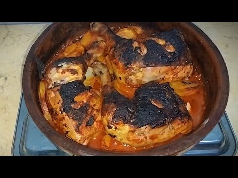 طاجن البطاطس بالفراخ | Abeir channel - YouTube