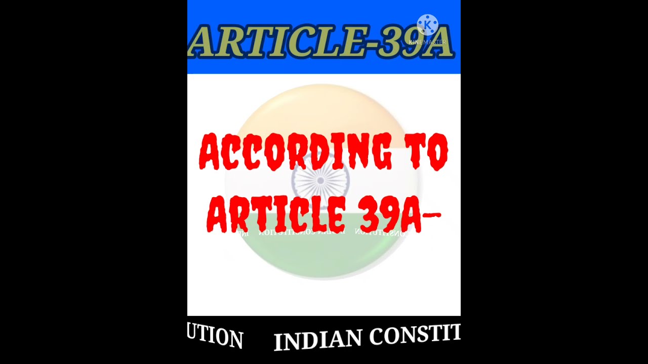 Article 39A of Indian Constitution| Article 39A | Indian Constitution ...