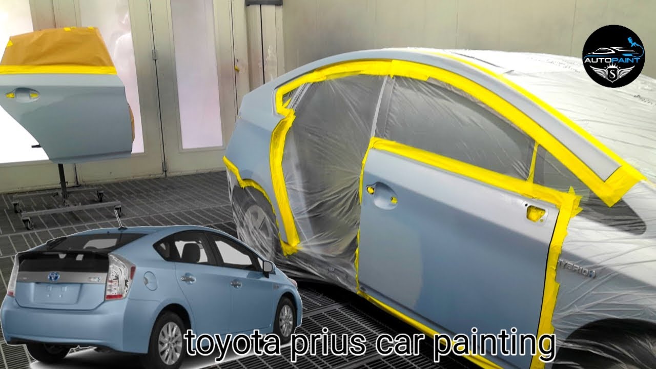 toyota prius car painting / autopaint.s - YouTube