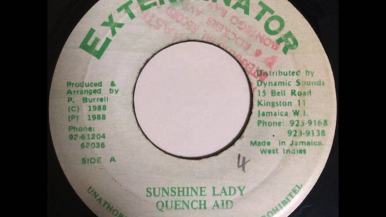 QUENCH AID / SUNSHINE LADY - Reggae 7inch vinyl record - YouTube