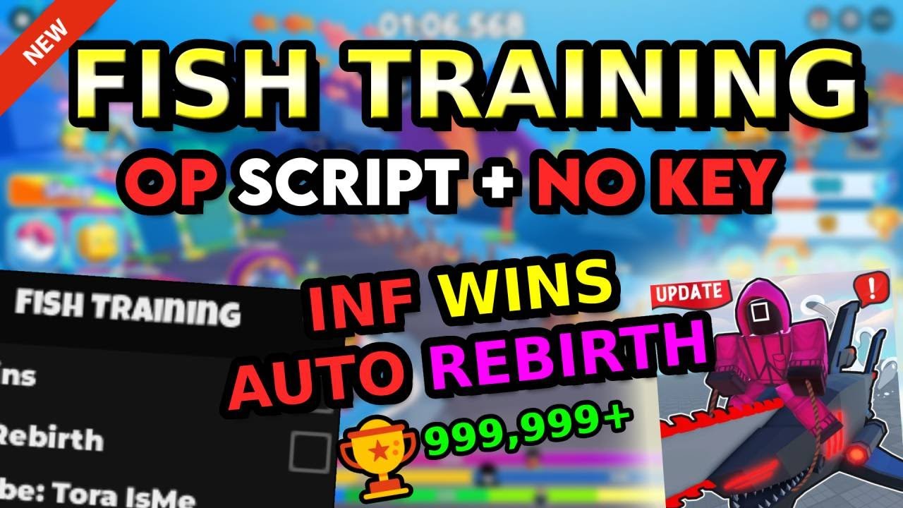 [NEW] Fish Training OP Script (INF WINS, AUTO REBIRTH) PASTEBIN - YouTube