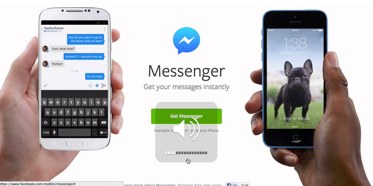 New Facebook Messenger App For Android And iPhone - YouTube