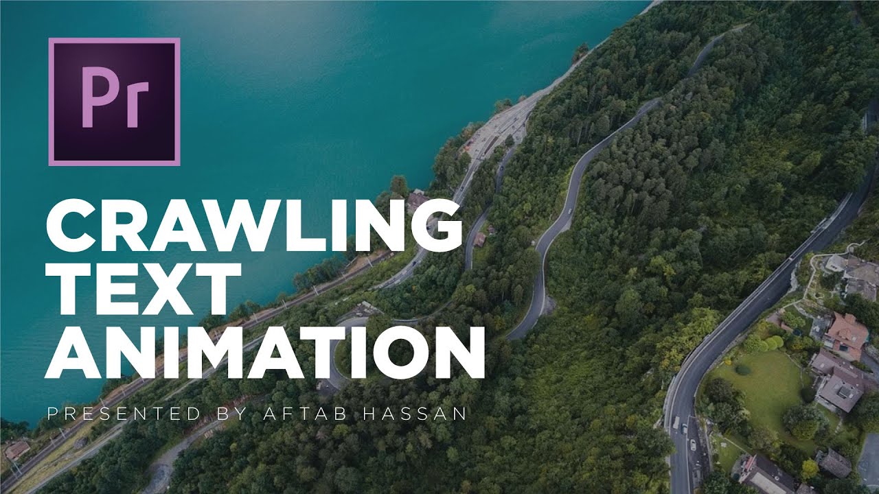 Crawling Text Effect in Adobe Premiere Pro (Urdu/Hindi) - YouTube