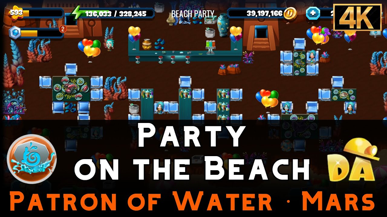 Party on the Beach | Patron of Water #20 | Diggy's Adventure - YouTube