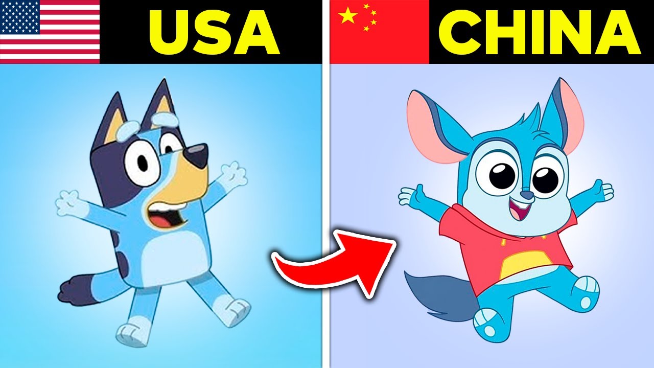 8 BIZARRE RIPOFFS of BLUEY You've Never Heard Of! - YouTube