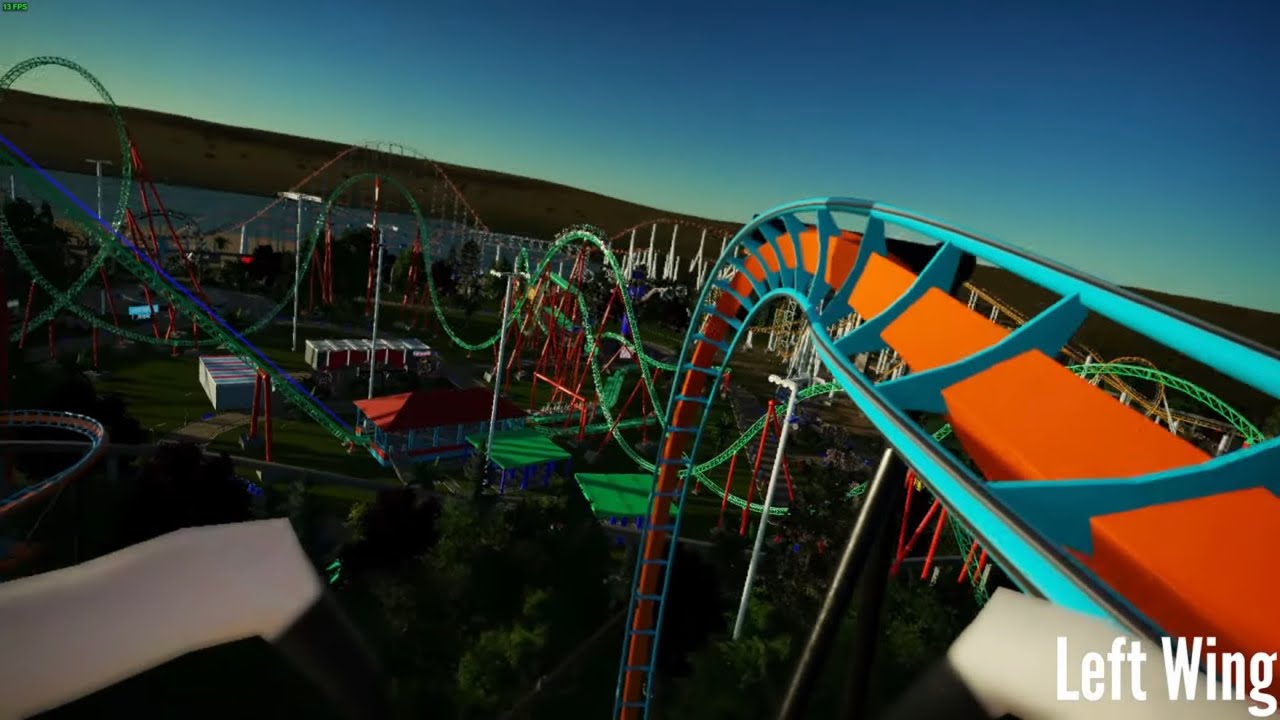 Paradise Park: Vulture - On-Ride (Planet Coaster) HD - YouTube