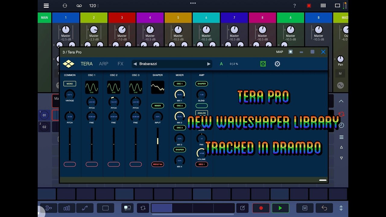 Tera Pro by Virsyn - New Library WaveShaper IAP - Demoed & Tracked with ...