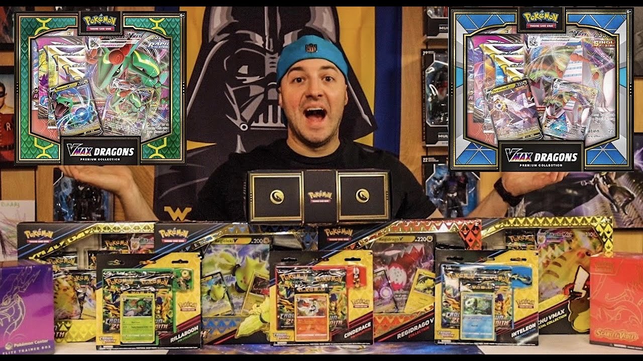 Pokémon TCG: VMAX Dragons Premium Collection - YouTube