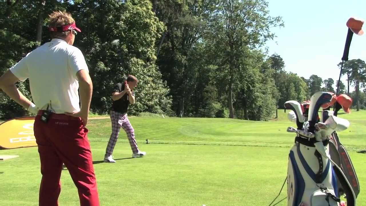 Trick Shot Challenge with Ian Poulter and World Trick Shot Champion ...