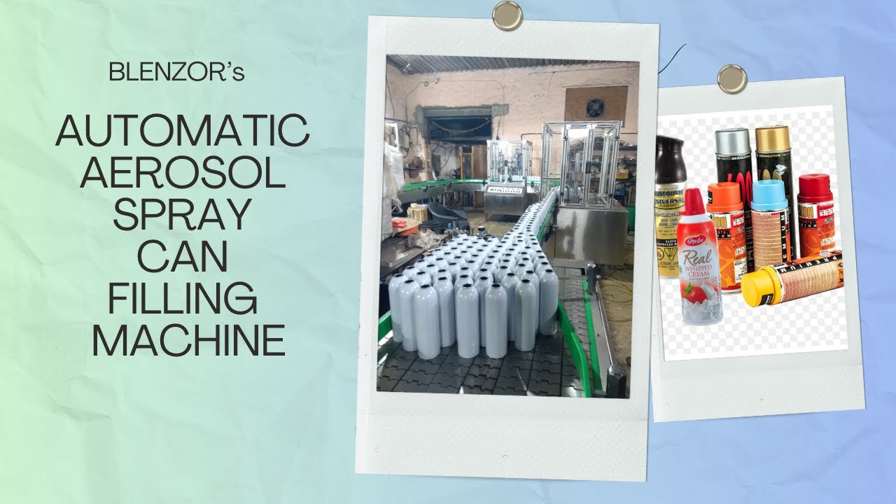 Aerosol Can Filling Canister Filler Crimping Gas Charging Machine - YouTube