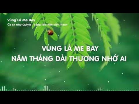 Vùng Lá Me Bay - Quỳnh Như | Official Lyrics Video