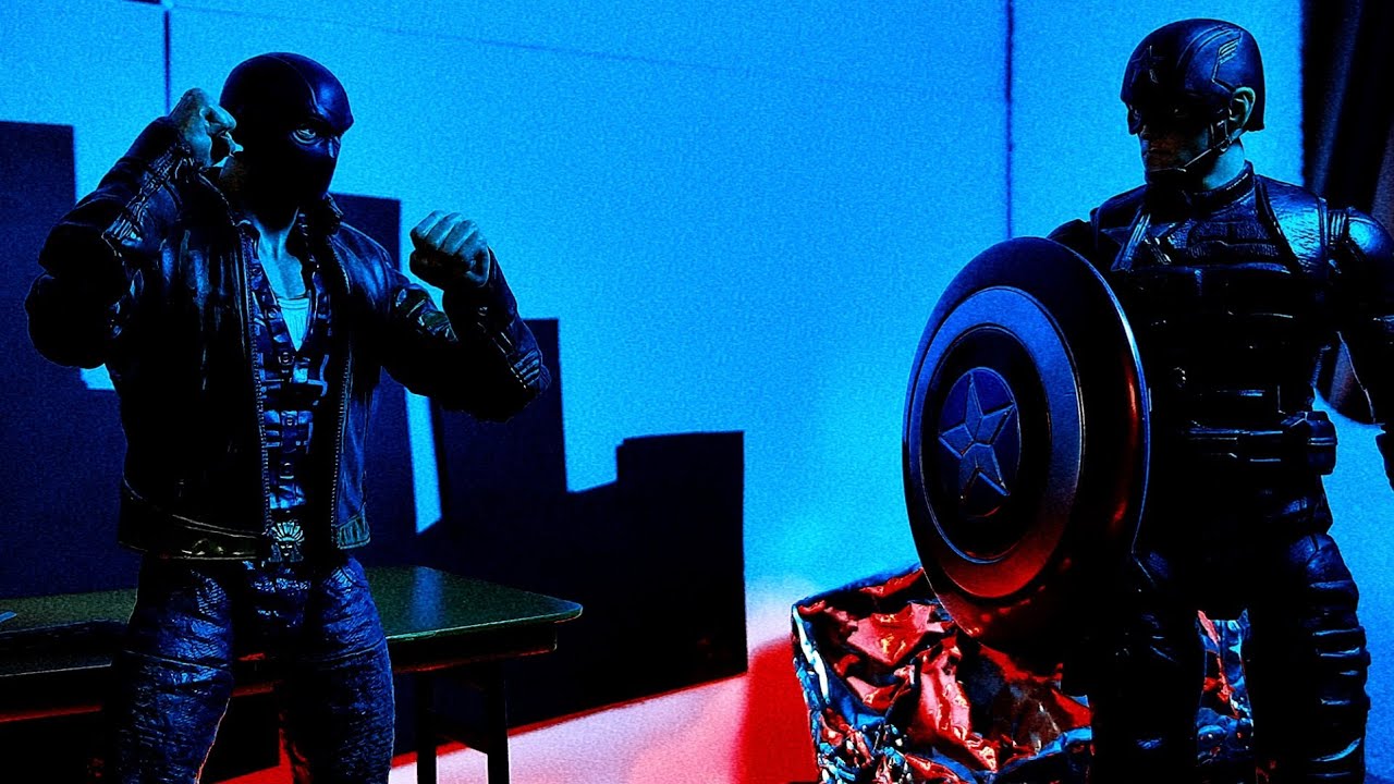 US Agent vs Goons - Epic Stop Motion Fight - YouTube