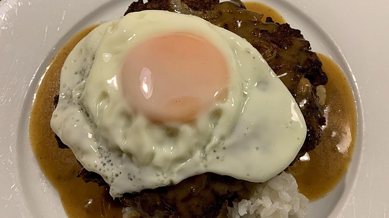 Loco Moco Recipe | Hawaiian Burger over Rice #Shorts - YouTube