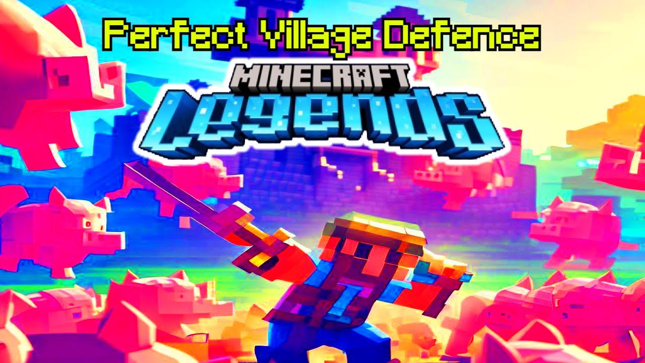 Perfect Village Defence | Minecraft Legends - YouTube