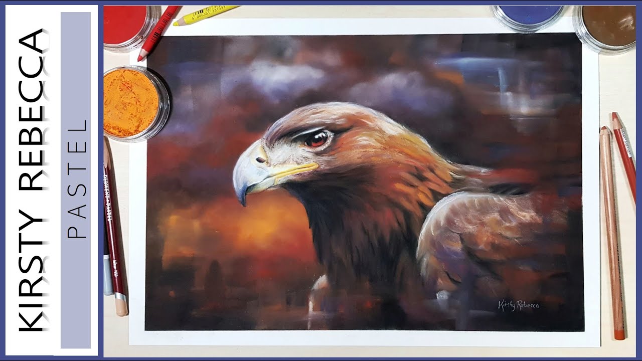 TIPS FOR VIBRANT PASTEL ARTWORK // Step by step tutorial - painting an ...