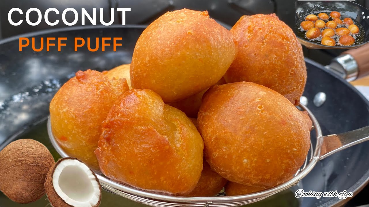 HOW TO MAKE GHANA WET PUFF PUFF| EASY COCONUT PUFF PUFF RECIPE ...