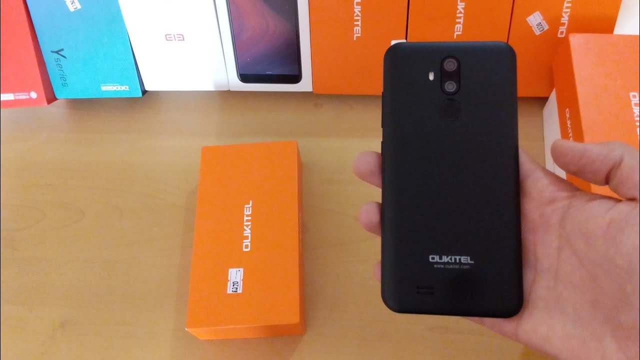oukitel c12 pro black review unboxing - YouTube