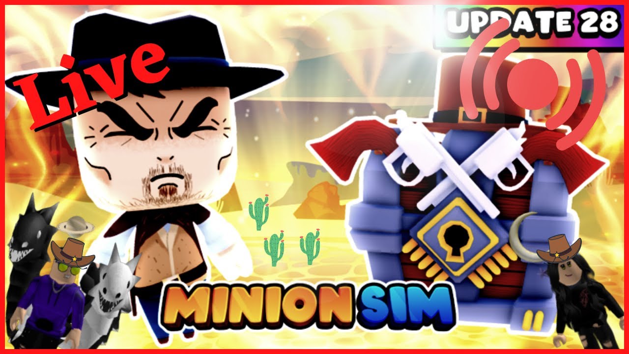 *Live* New Wild West Update in Minion Simulator + New Colorful Clickers ...