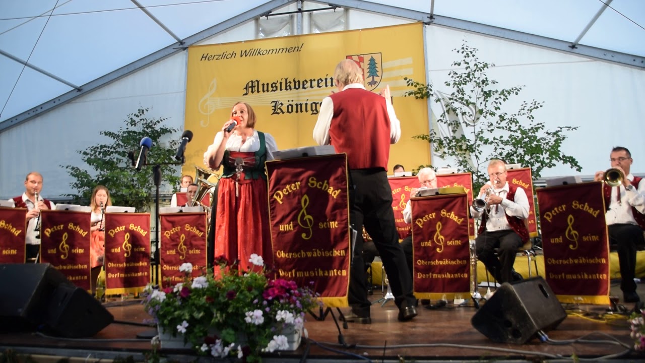 Peter Schad Oberschwäbischen Dorfmusikanten Konigseggwald - YouTube