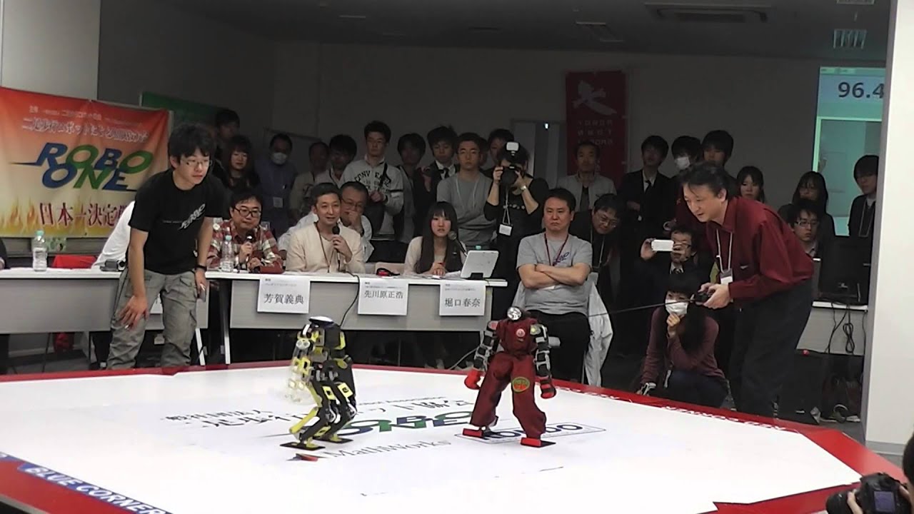 第26回 ROBO-ONE 3回戦第6試合 Metallic Fighter vs Neutrino-Giallo - YouTube