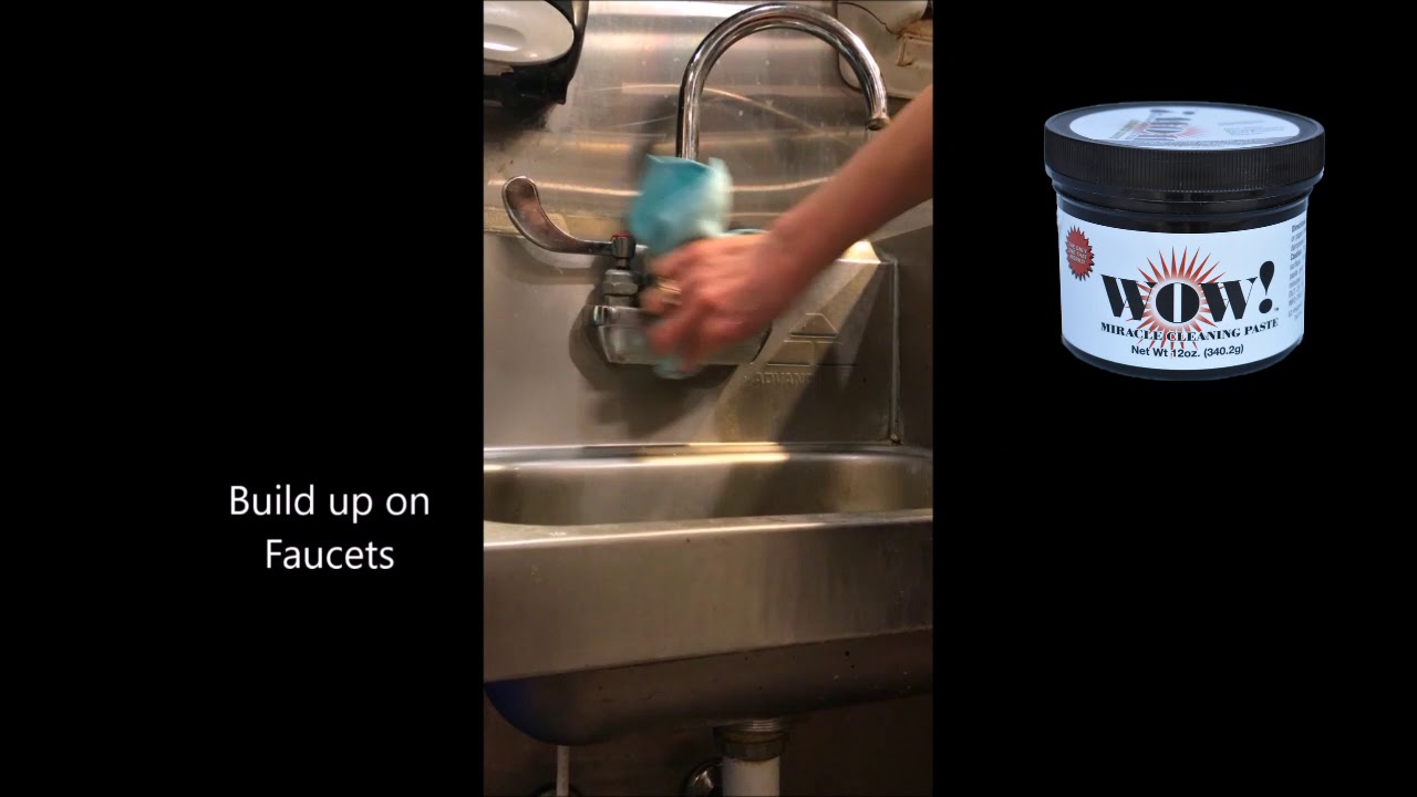 How to Remove Hard Water Calcification on Sinks and Other Locations ...