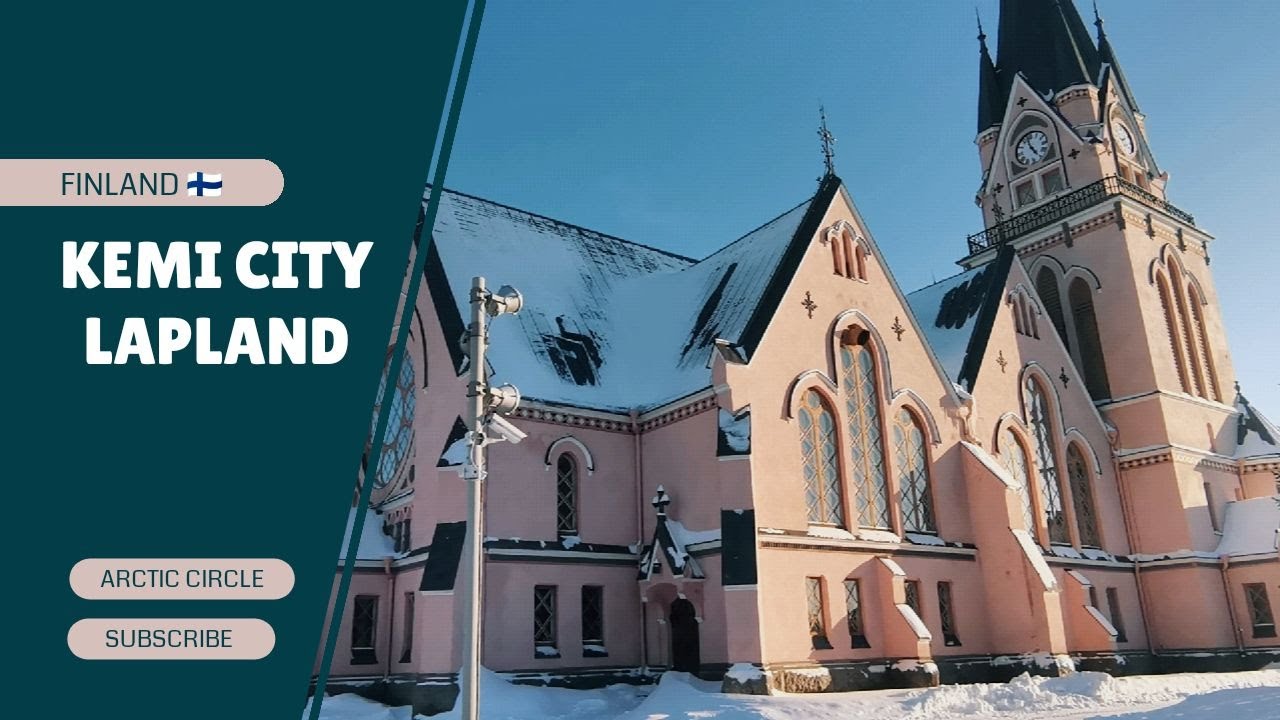 Kemi city Finland. Little city in Lapland. 2023 - YouTube