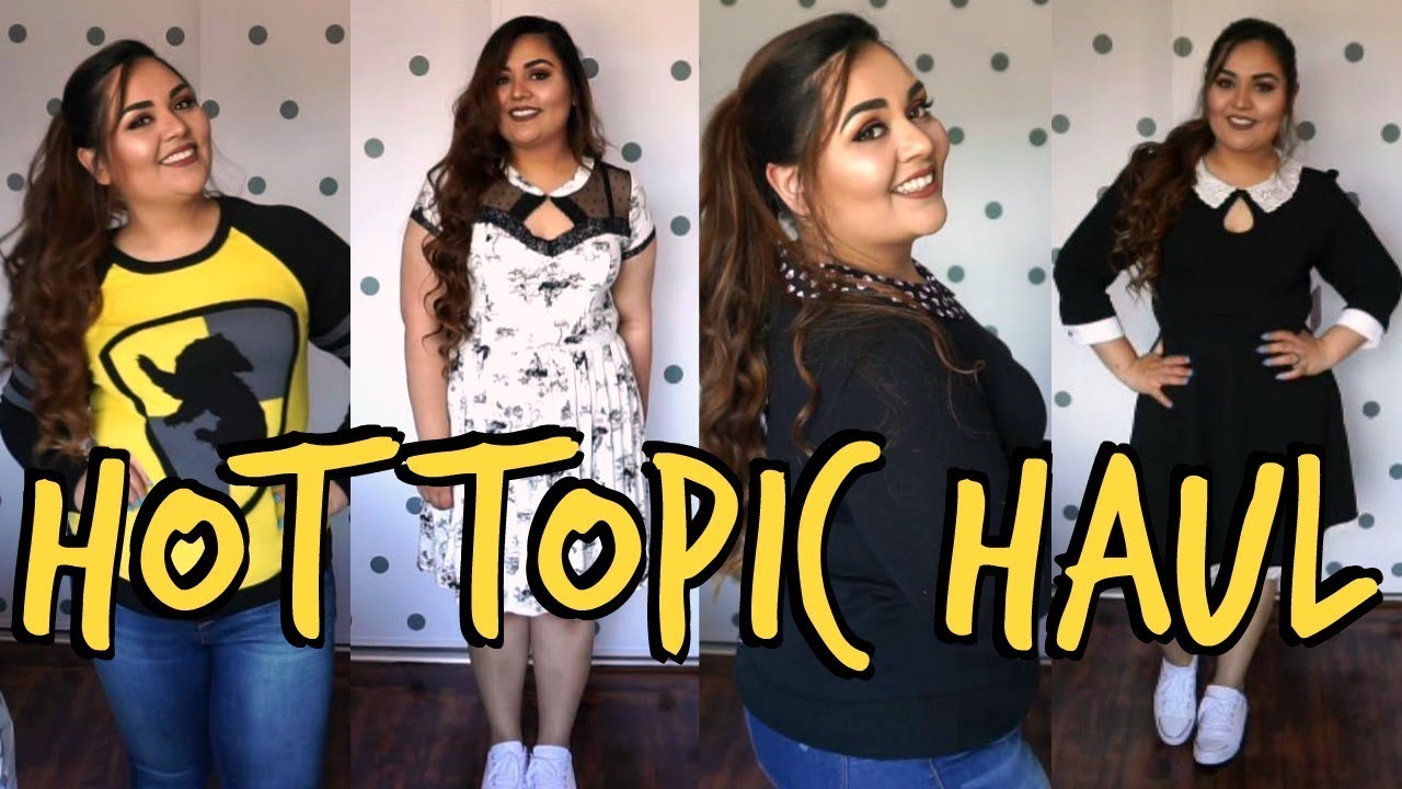 PLUS SIZE CLOTHING HAUL || HOT TOPIC - YouTube