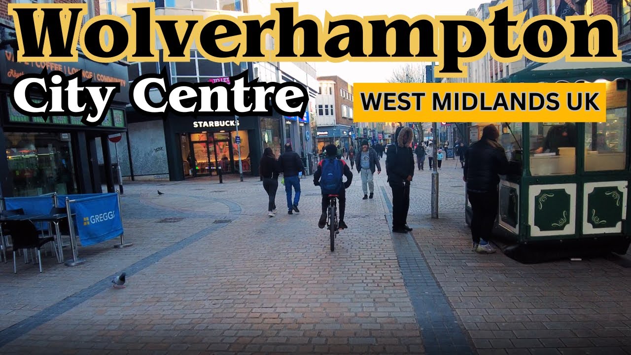 Wolverhampton City Centre West Midland UK - YouTube