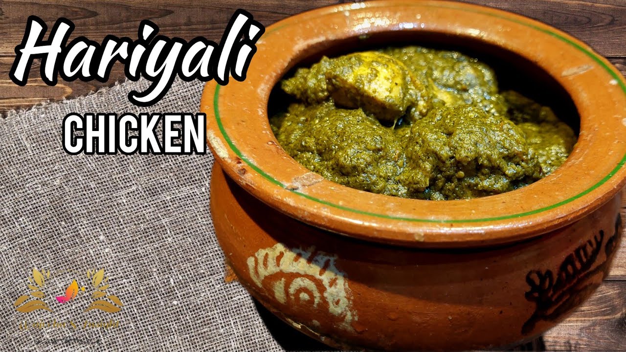 CHICKEN HARIYALI CURRY | EASY GREEN CHICKEN RECIPE | HARIYALI CHICKEN ...
