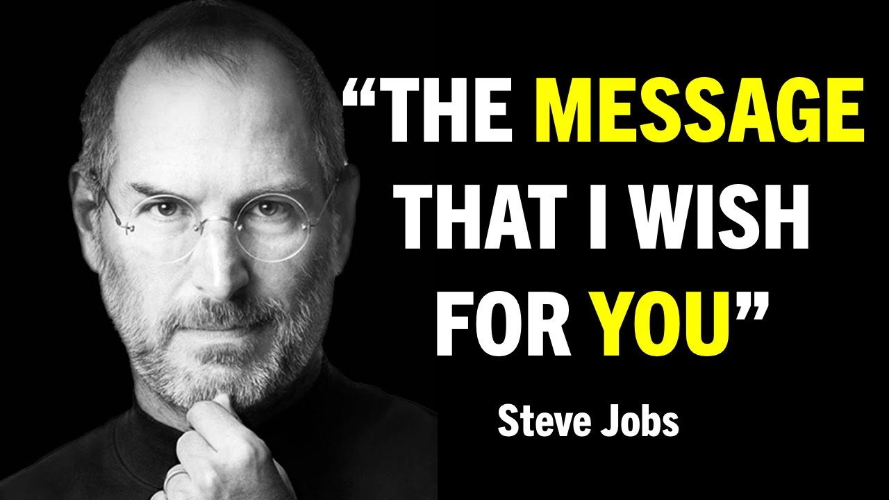 Steve Jobs Greatest Motivational Speech Ever | Inspirational Video ...