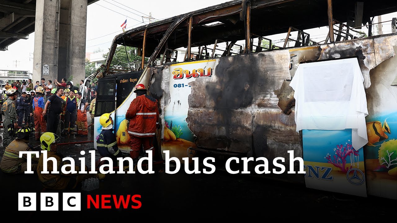 At least 23 people including children die in Thailand bus crash | BBC ...