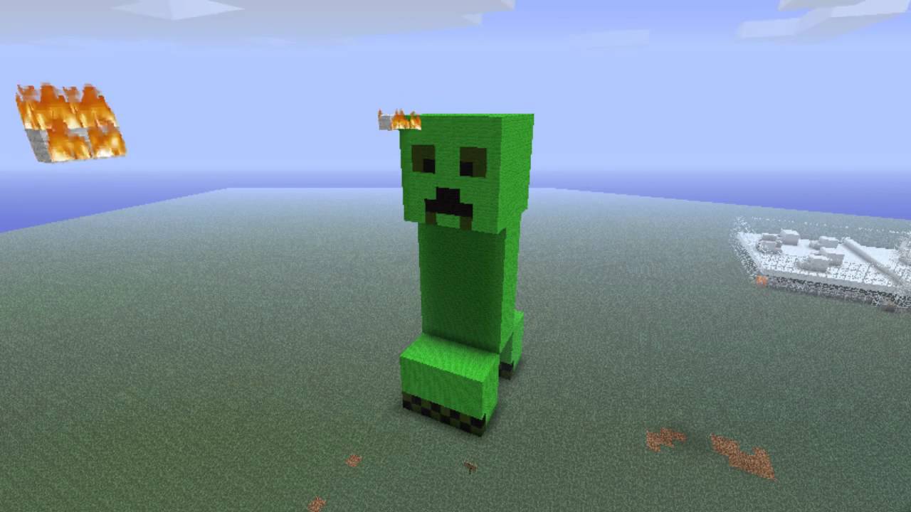Minecraft: Creeper Reverse Burn - YouTube