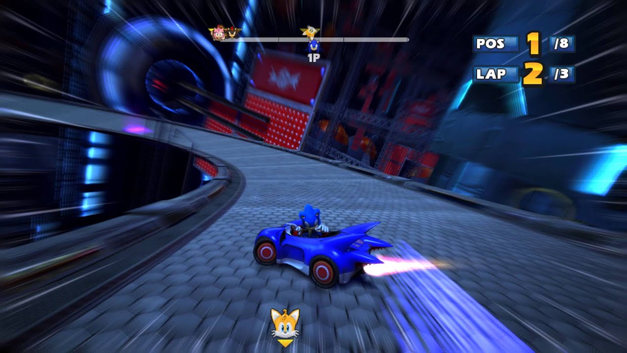 Sonic & SEGA All-Stars Racing Gameplay Walkthrough - Dark Arsenal HD ...