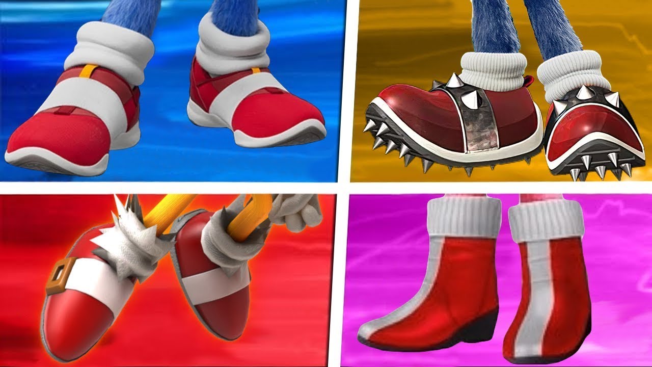 Sonic The Hedgehog Movie Choose Your Favourite Shoes Sonic Movie 2 Amy ...