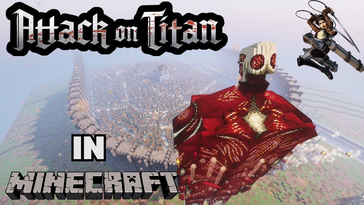 This Minecraft Attack on Titan Mod Will Blow Your Mind! (Best AOT ...