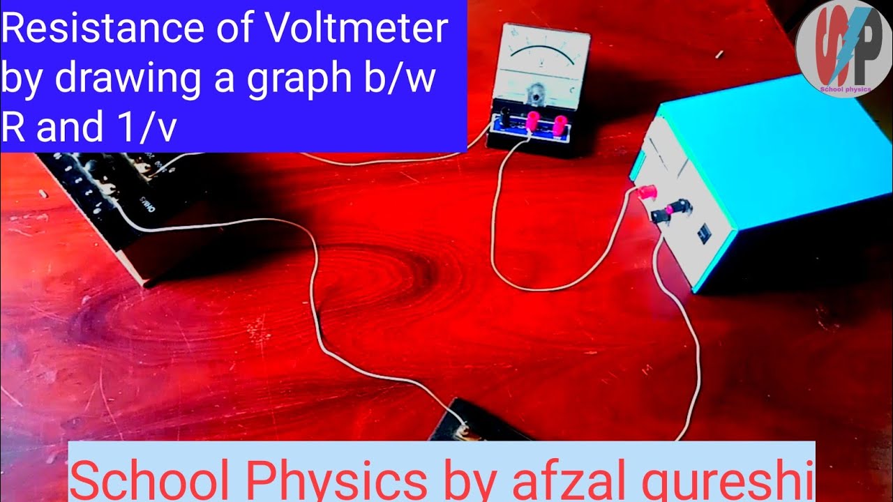 Resistance of Voltmeter by drawing a graph b/w R and 1/V || Experiment ...
