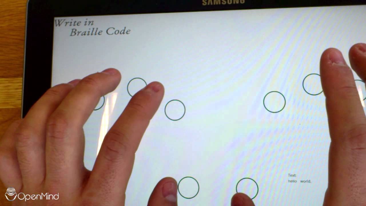 Write in Braille Code - YouTube