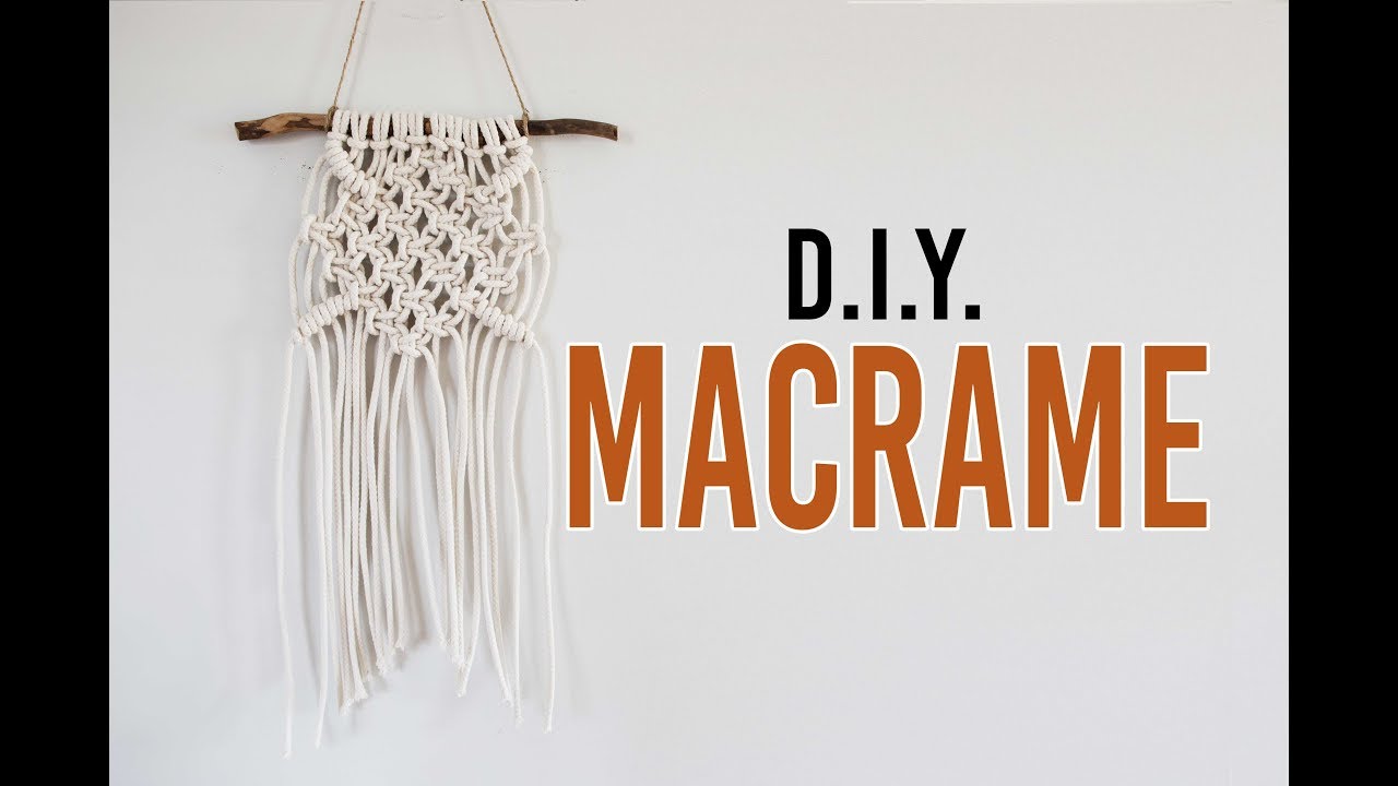 D I Y Macrame - YouTube