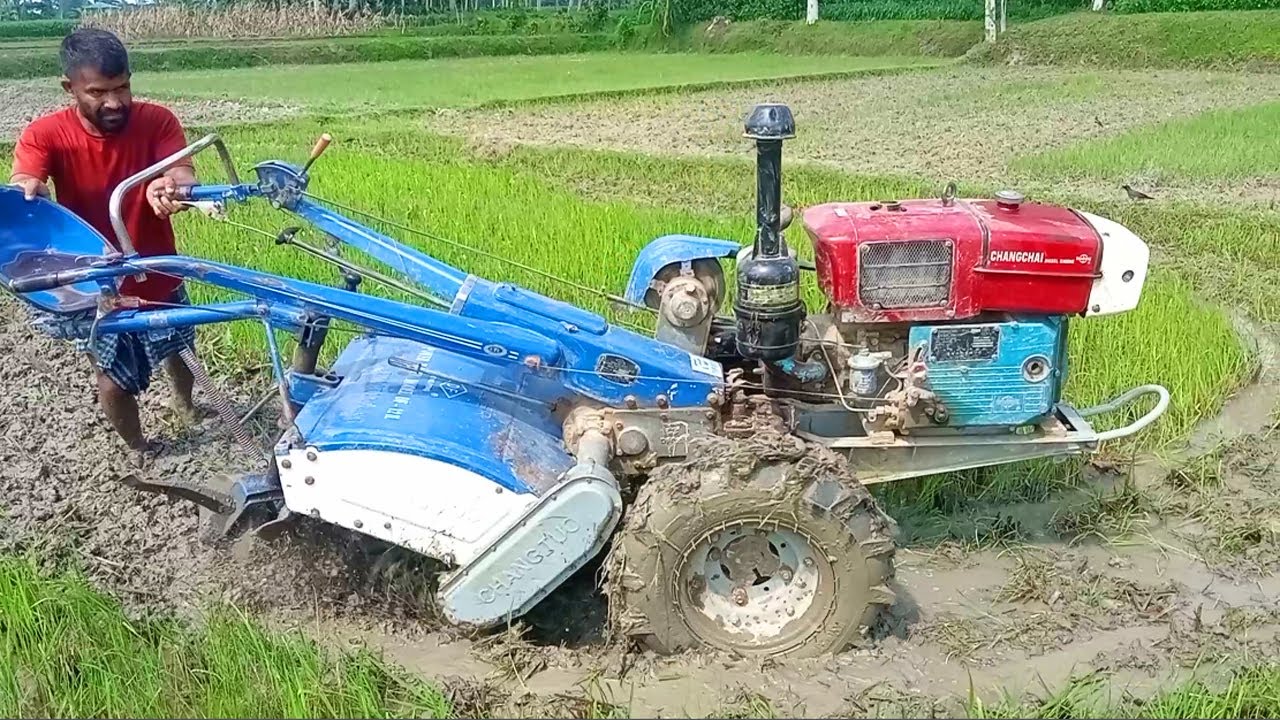 Amazing Power Tiller Engine Tilling Land[Power Tiller]Power Tiller ...