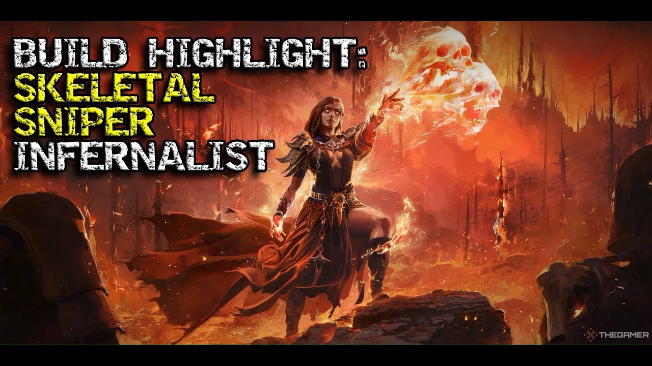 Build Highlight: Skeletal Sniper Infernalist Witch | Path of Exile 2 ...
