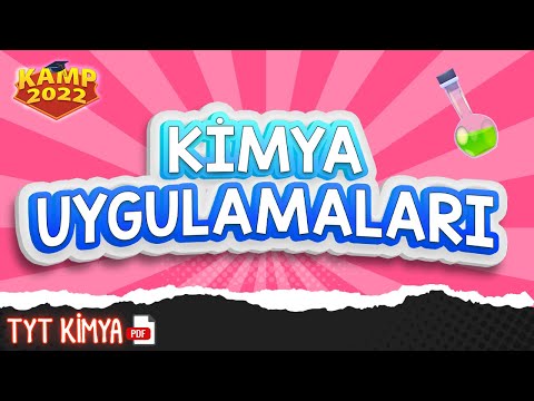 Kimya Uygulamaları | TYT Kimya #Kamp2022 #tyt2022KİM3